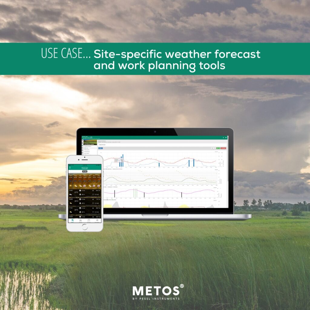 Use Case: Site-specific weather forecast and work planning tools ...
